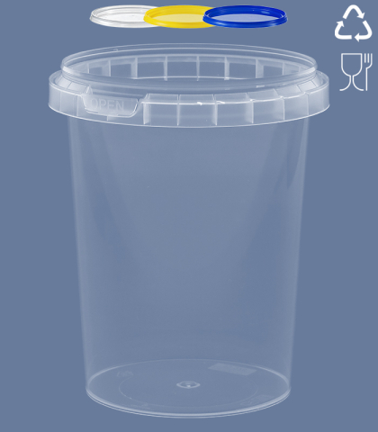 RUND-BECHER 520 ML / TOP Ø 95 mm / TRANSP. | Bikapack - eimerundbecherprofi